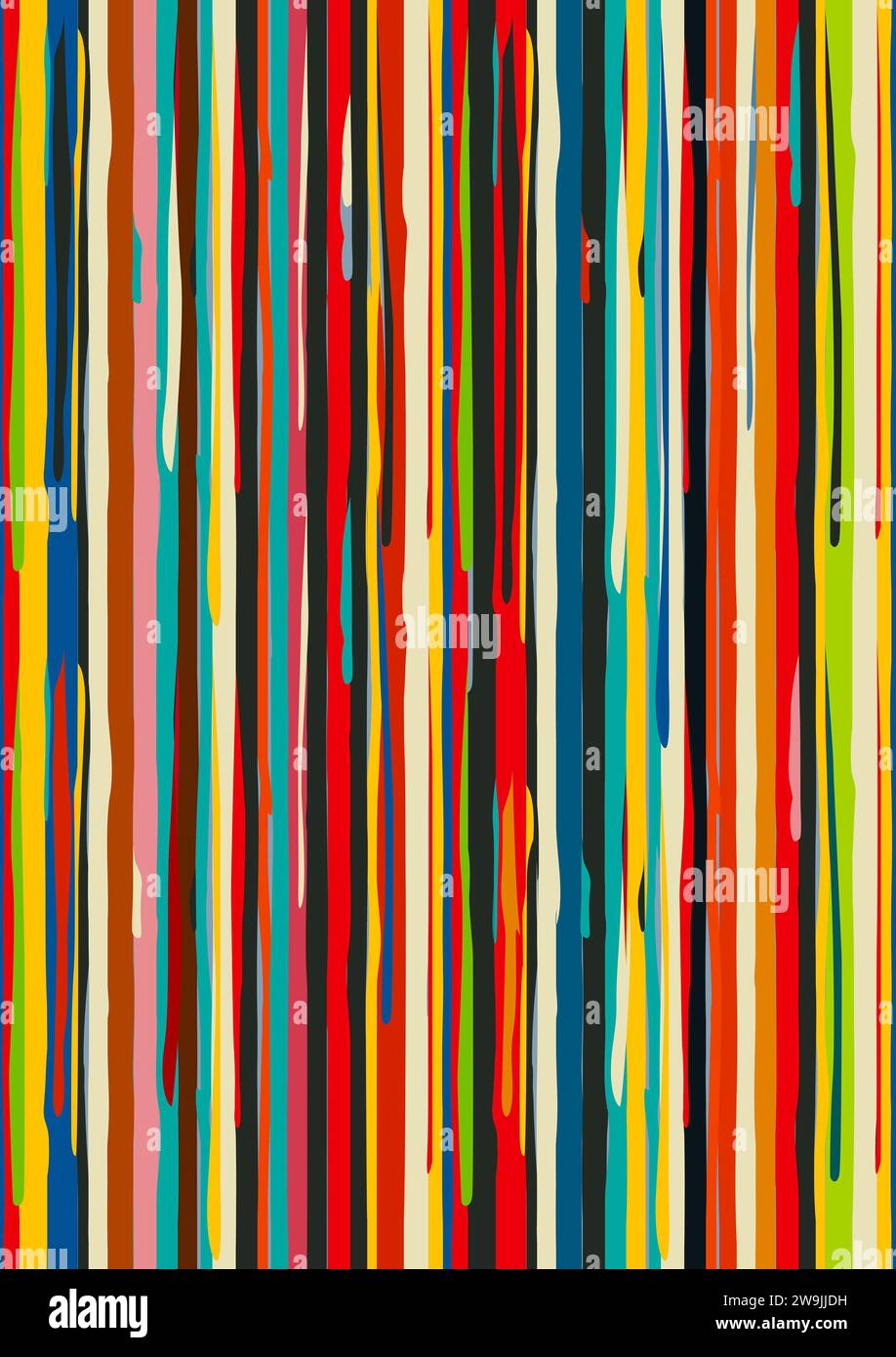 Paint drips seamless pattern, vector template Stock Photo - Alamy