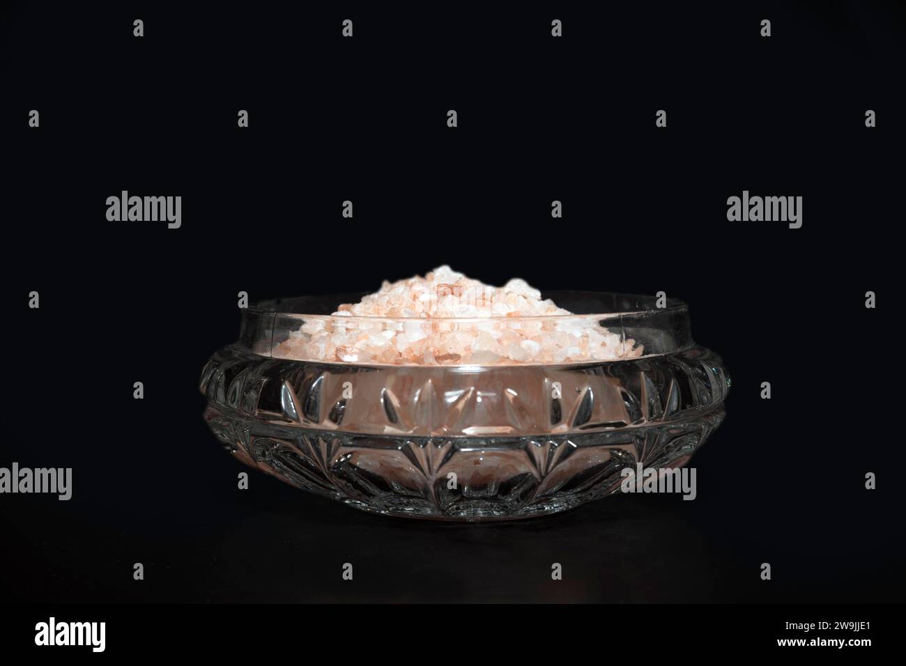 Coarse unrefined natural pink table salt from the Punjab region ...