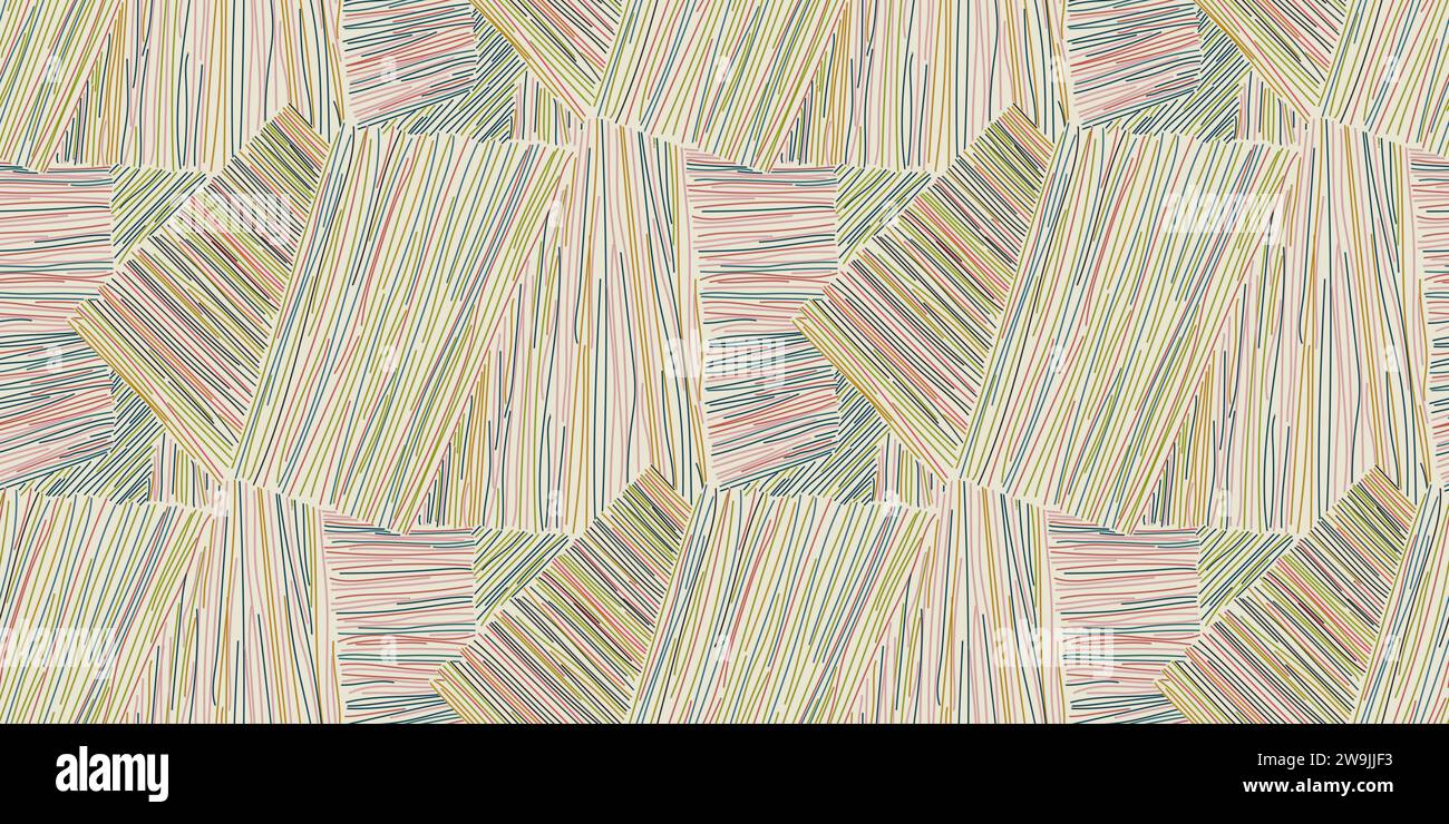 Seamless abstract stripes pattern in colors, vector illustration Stock ...