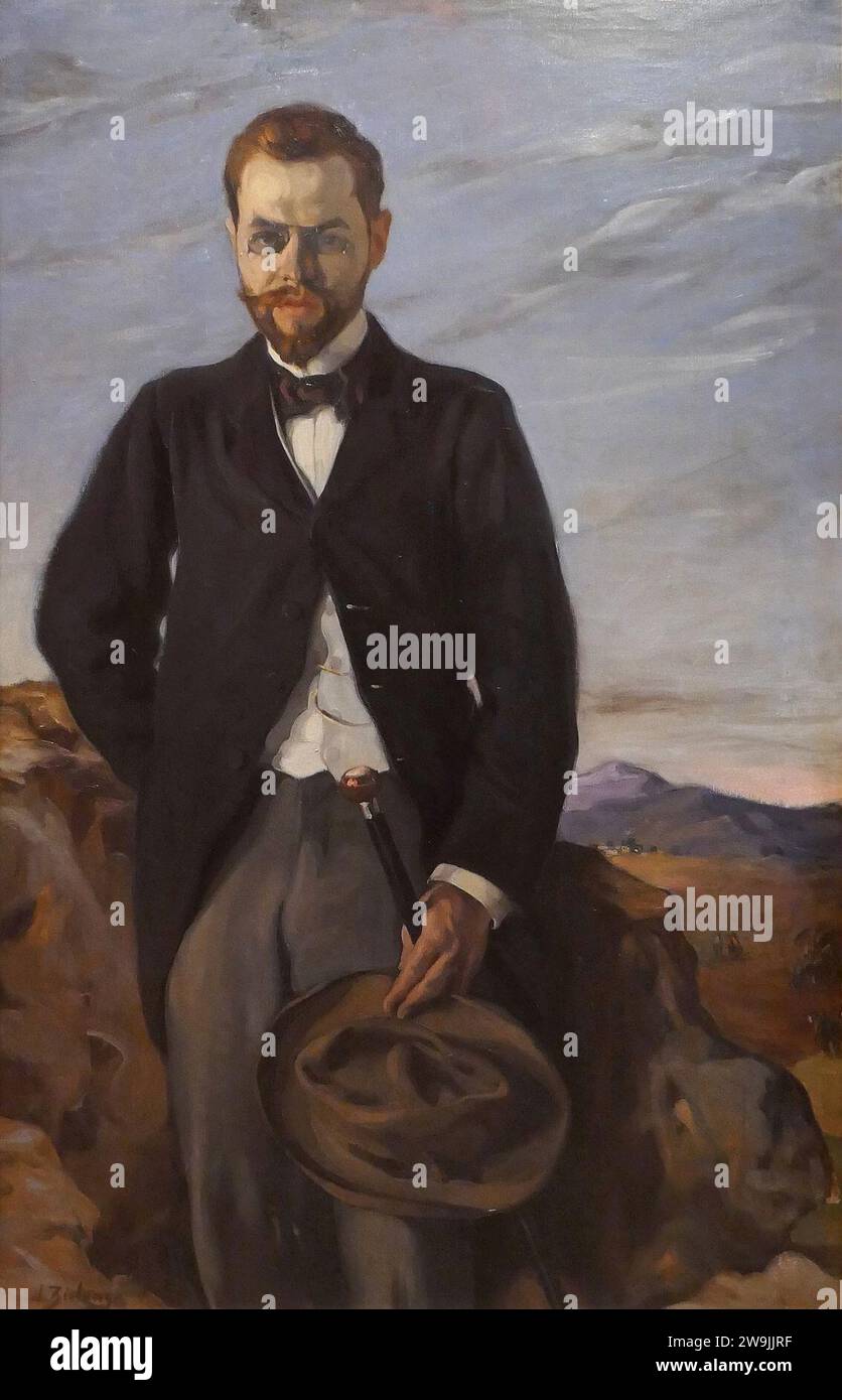 Ignacio Zuloaga-Portrait of Ivan Shchukin Stock Photo - Alamy