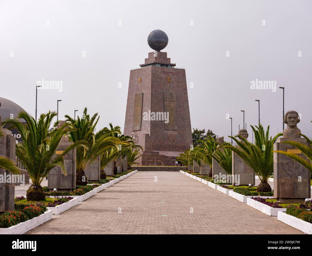 Equator monument Ciudad Mitad del Mundo, the centre of the world ...