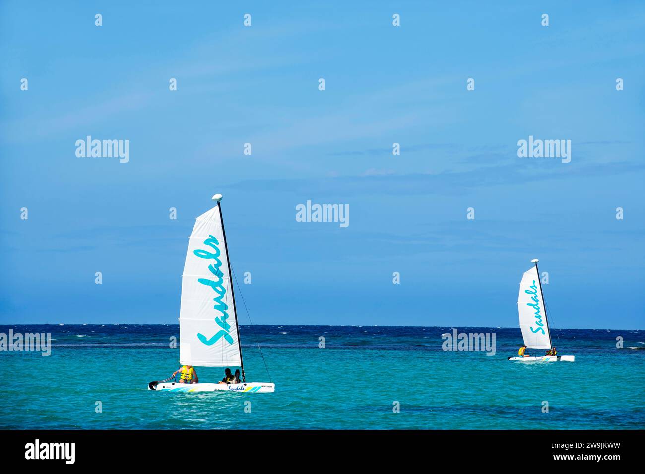 Catamaran sailing tour at Sandals Dunn's River Hotel, Ocho Rios ...