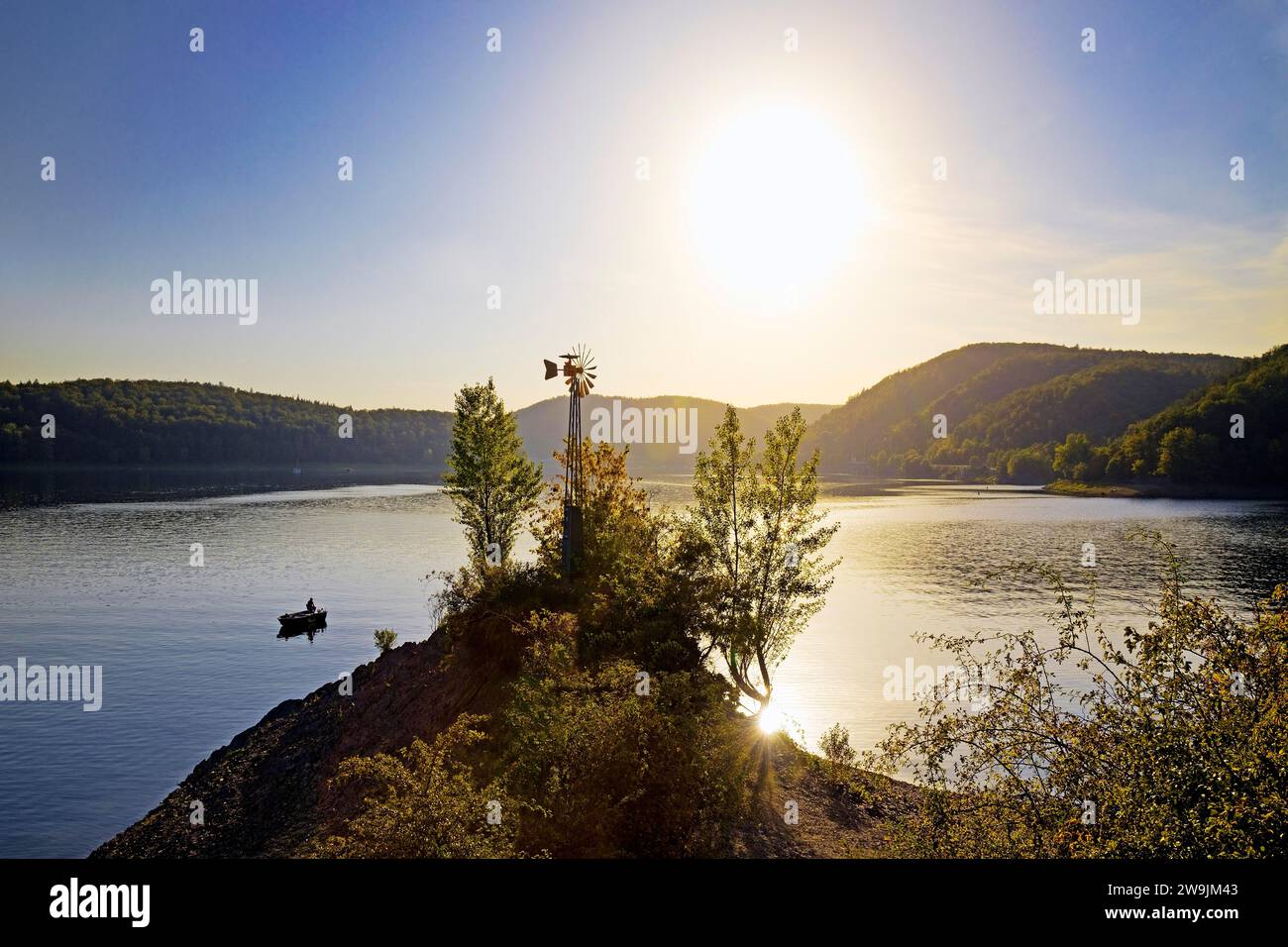 Berich village centre, Edertal, Edersee, Waldeck-Frankenberg district ...