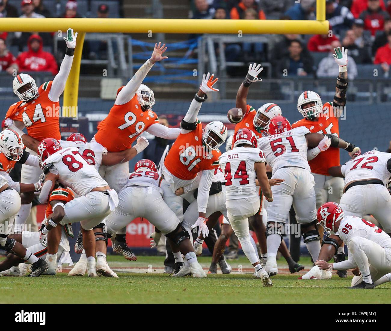 Bronx, NY, USA. 28th Dec, 2023. Rutgers Scarlet Knights place kicker ...