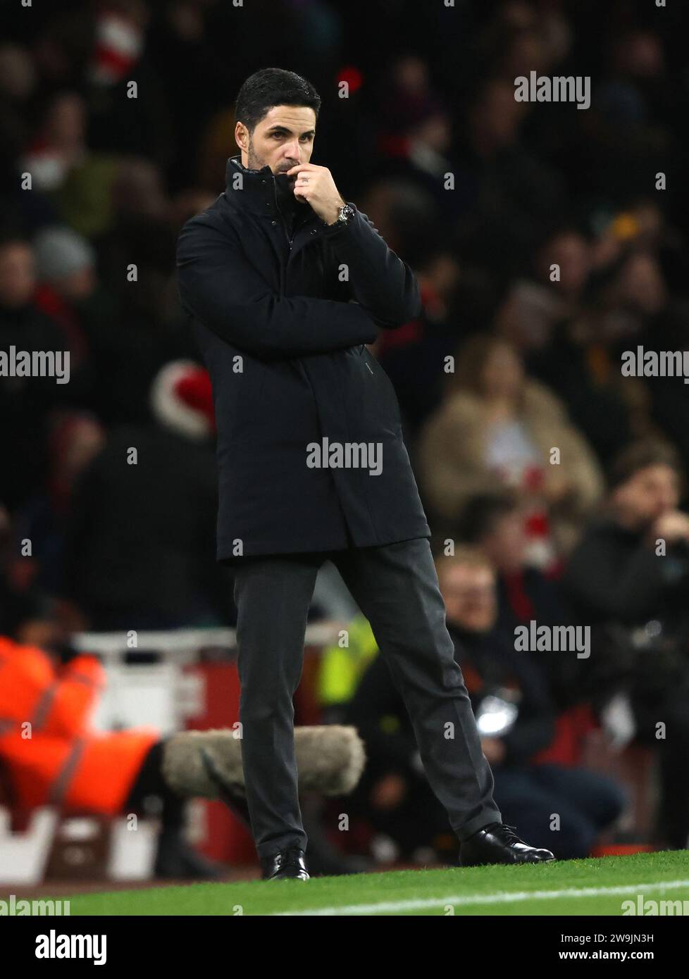 London, UK. 28th Dec, 2023. Mikel Arteta (Arsenal head coach) at the ...