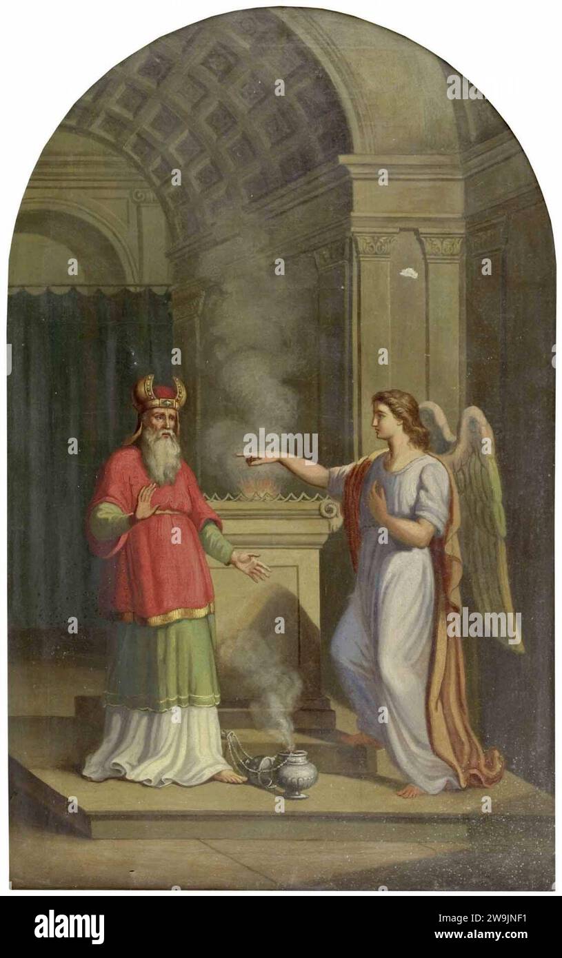 Zacharias und Gabriel c1800 Stock Photo - Alamy