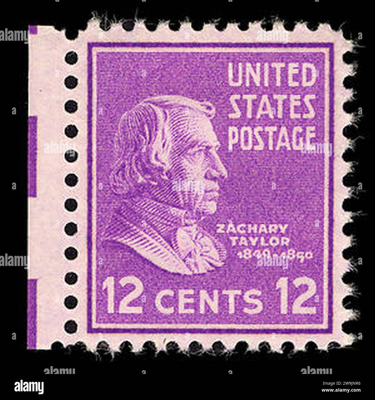 Zachary taylor stamp Stock Photo - Alamy