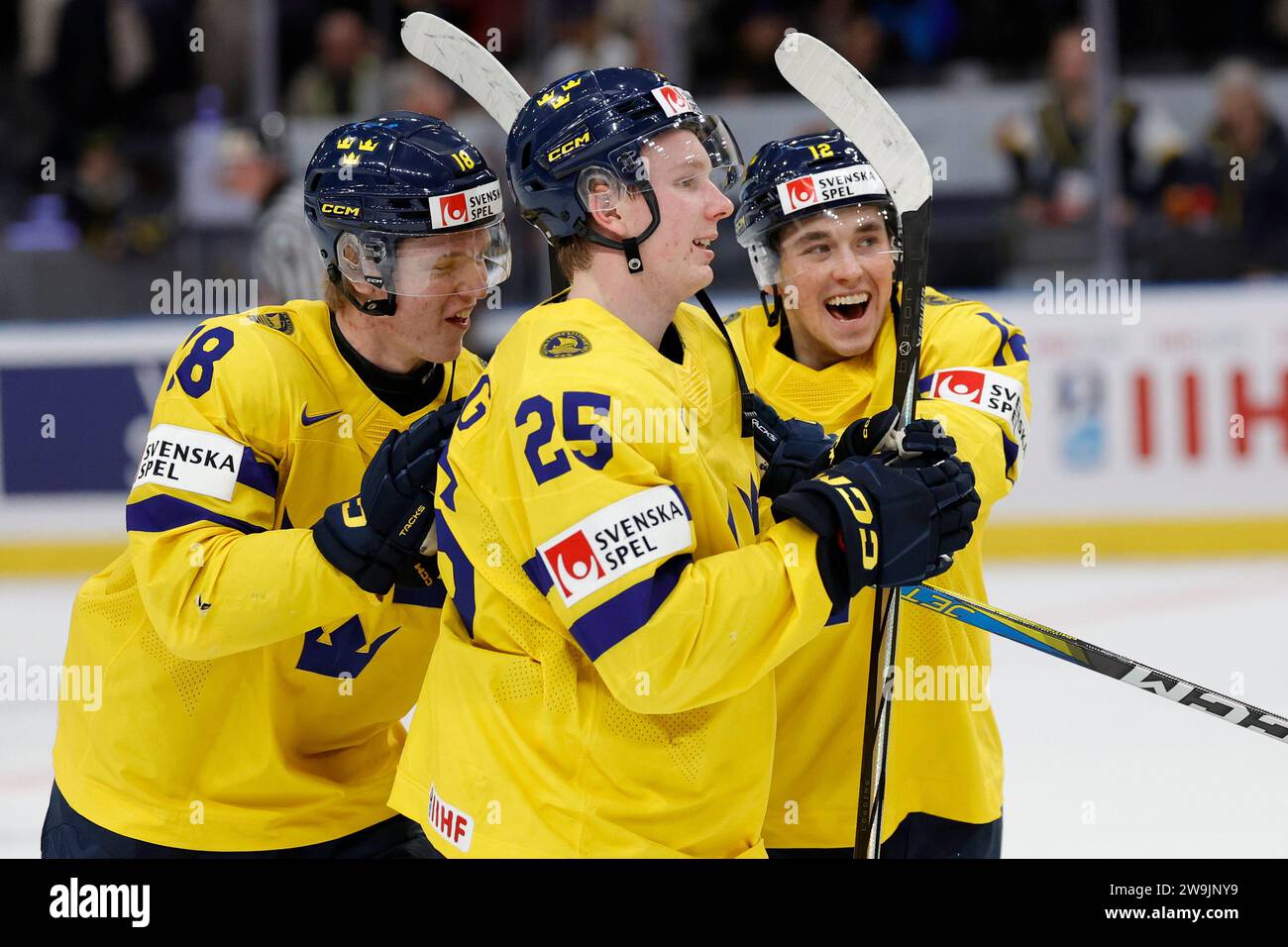 Stockholm 20231228GOTHENBURG, Sweden. , . Sweden's Filip Bystedt, Otto ...