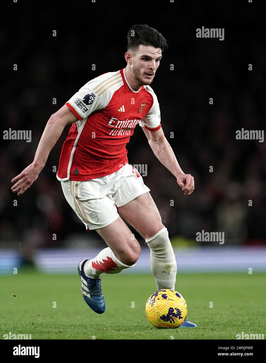 Arsenal's Declan Rice during the Premier League match at the Emirates ...