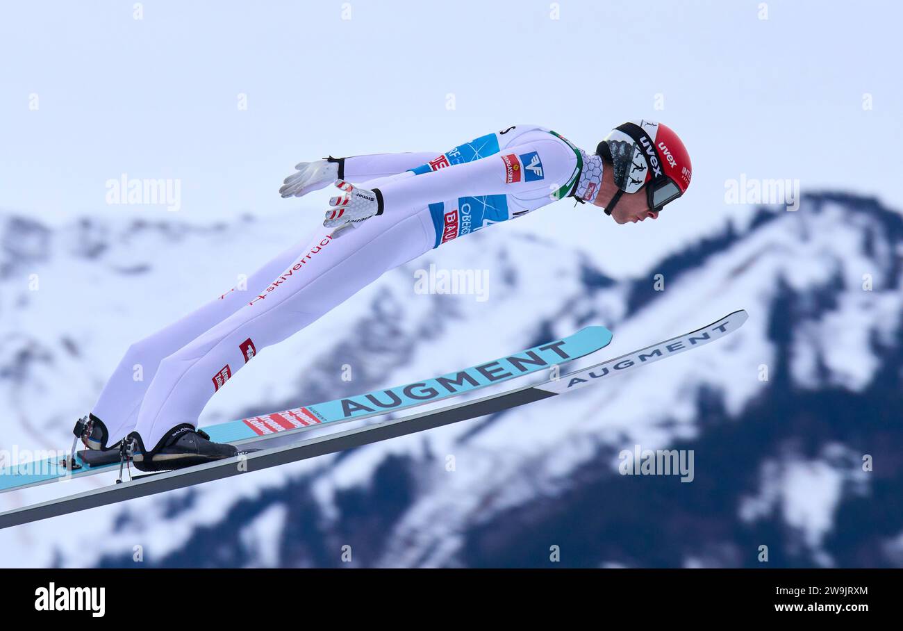 Manuel Fettner, AUT in flight action at the 71. Four Hills Tournament ...