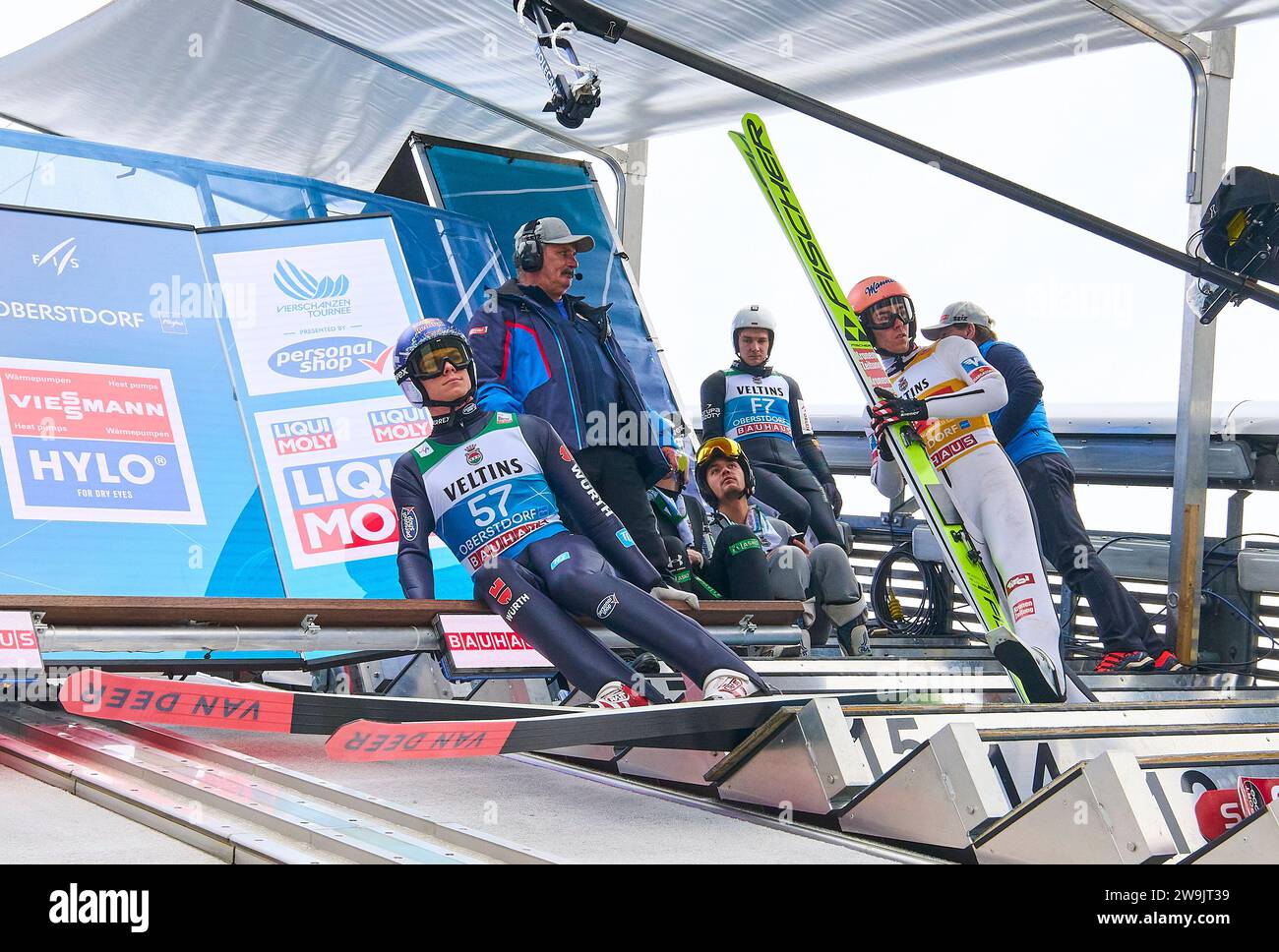 Andreas WELLINGER, GER in flight action at the 71. Four Hills ...