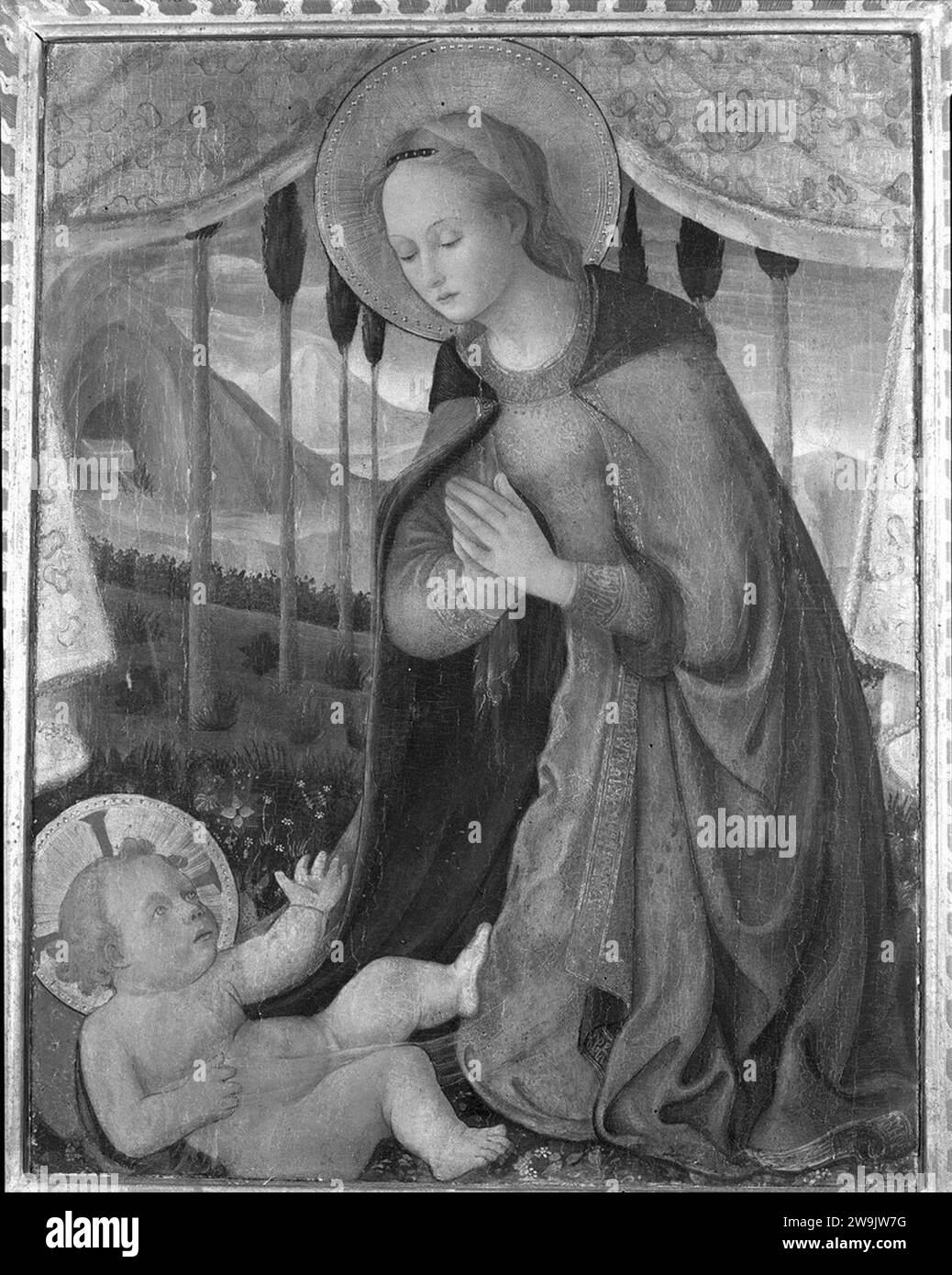 Zanobi Strozzi - Madonna and Child Stock Photo - Alamy