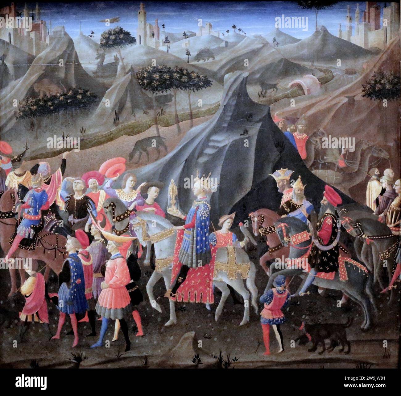 Zanobi Strozzi. 1412-1468. Florence. Le Cortège des Rois Mages. The ...