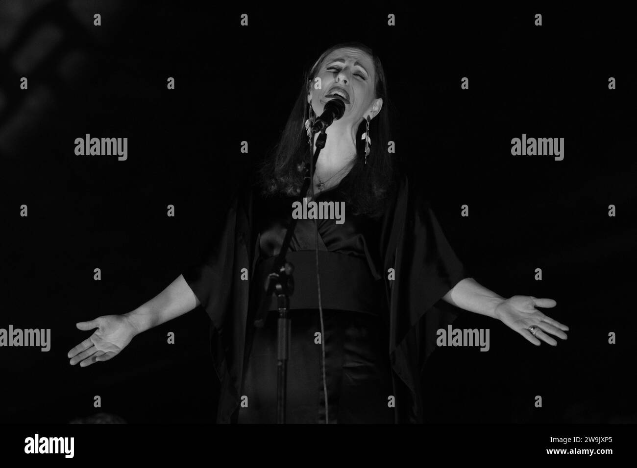 The Portuguese fadista Katia Guerreiro performs during the concert at ...