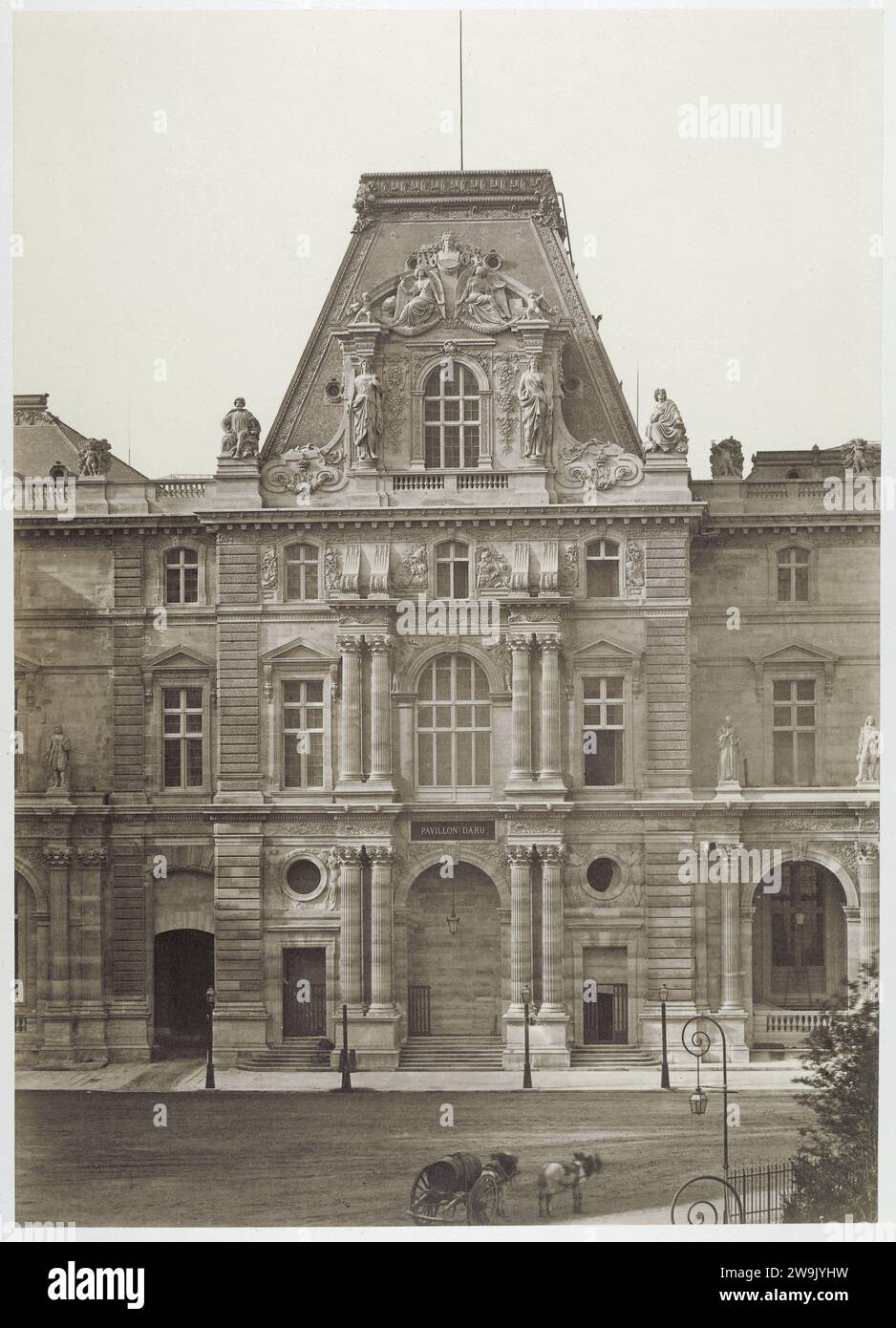 GIPS models for sculptures on the Palais du Louvre: "La Poésie et la ...