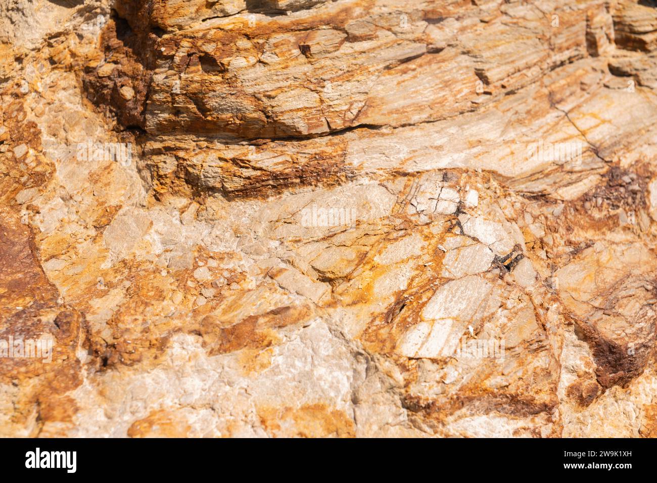 Mineral material surface closeup with natural pattern for design and ...