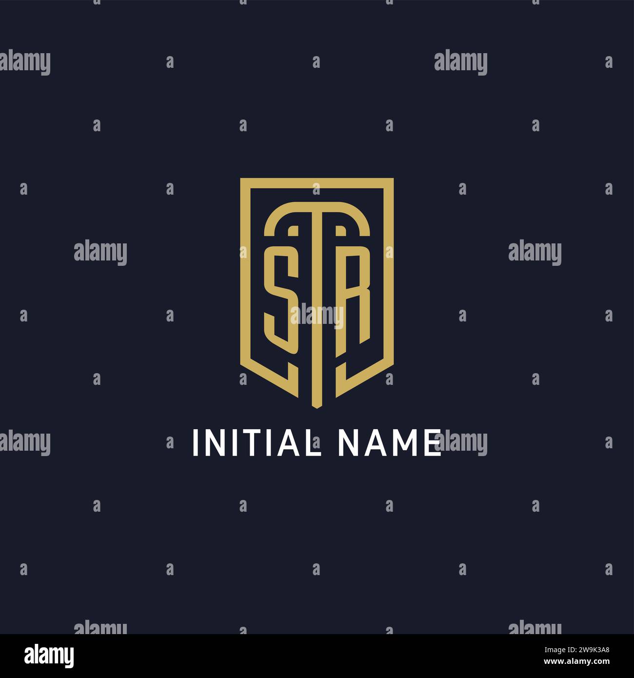 Sr symbol Stock Vector Images - Alamy