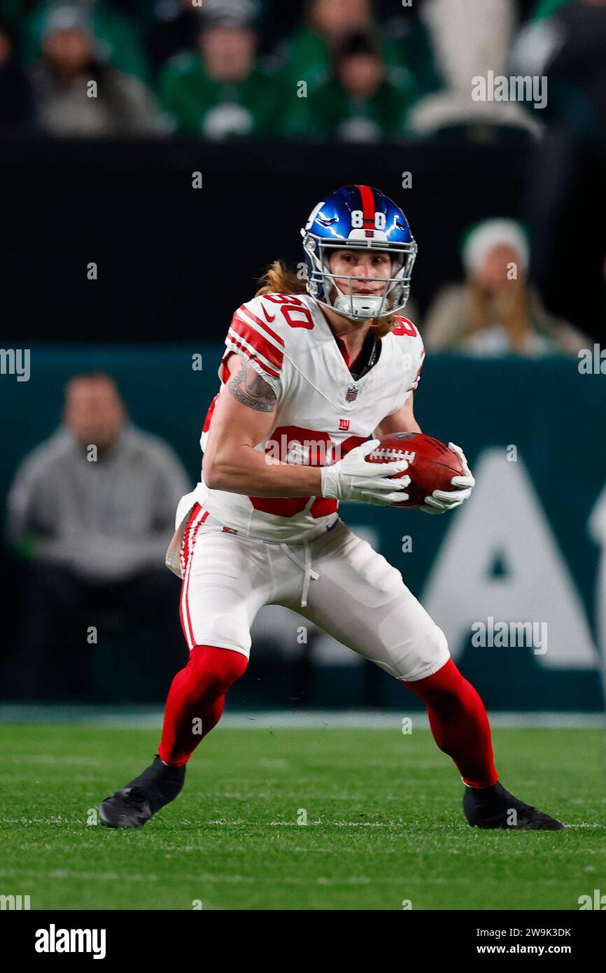 New York Giants wide receiver Gunner Olszewski (80) in action against ...
