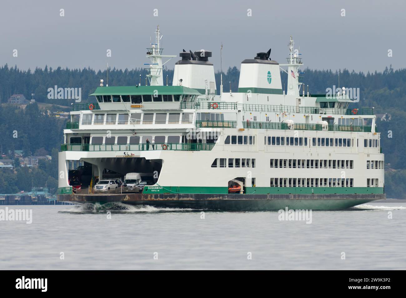 Mukilteo, WA, USA - September 11, 2023; Washington State ferry MV ...