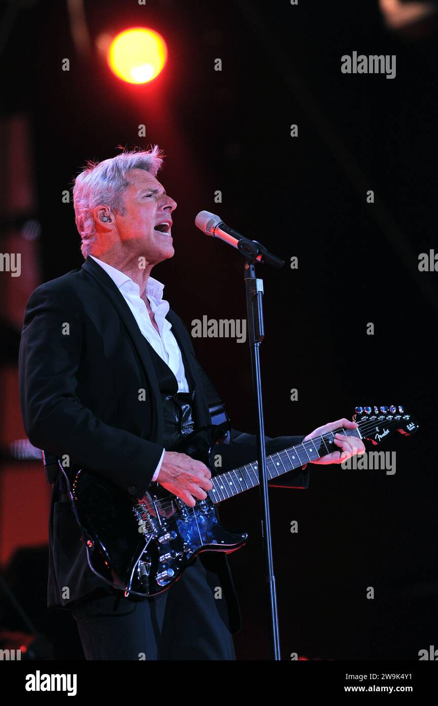 Verona Italy 2009-06-07 : Claudio Baglioni, Italian singer, during the ...