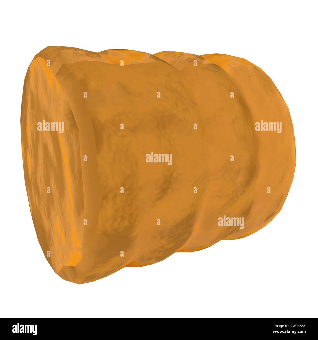 Hay bale on agricultural Cut Out Stock Images & Pictures - Alamy