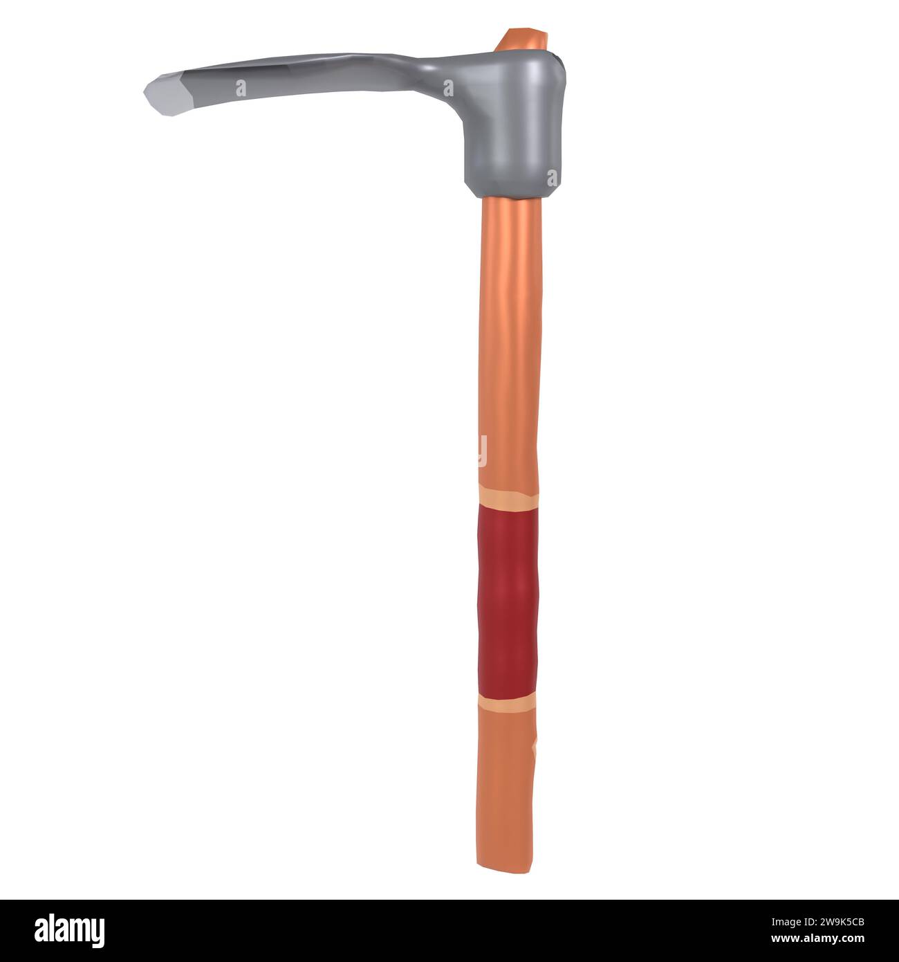Hoe isolated on white background Stock Photo - Alamy