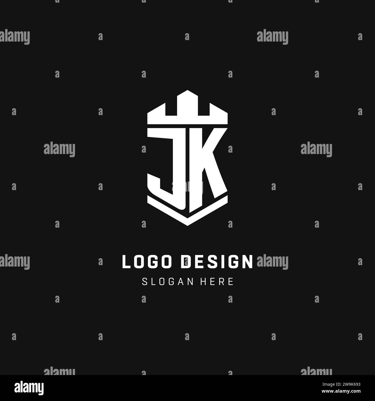 Jk icon Stock Vector Images - Alamy