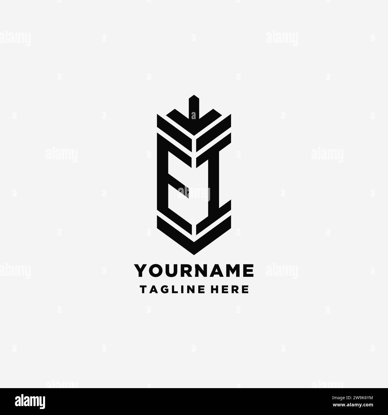 Initials EI shield logo design, creative monogram logo inspiration ...