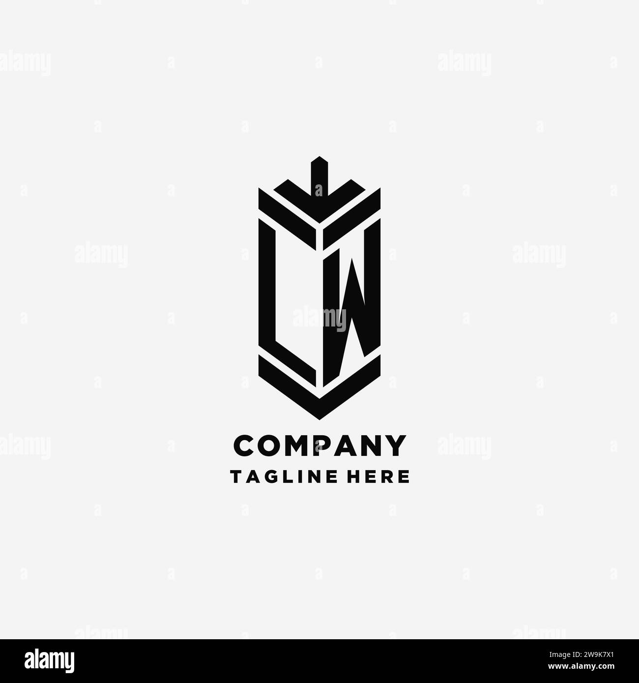 Initials LW shield logo design, creative monogram logo inspiration ... Initials LW shield logo design, creative monogram logo inspiration ...