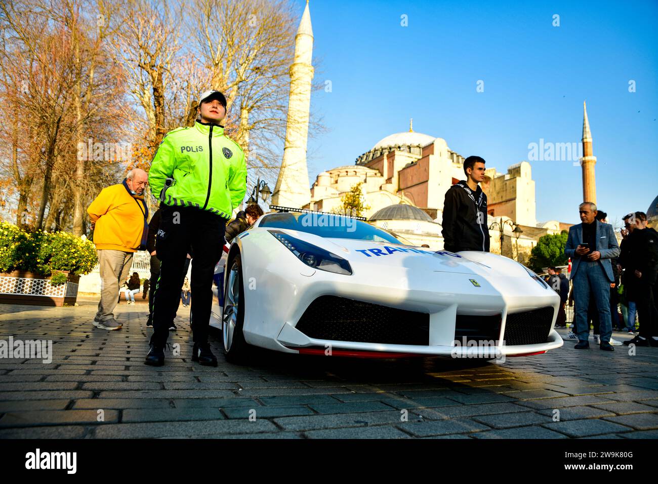 Ferrari Police car, supercar. Ferrari seized from criminal ...