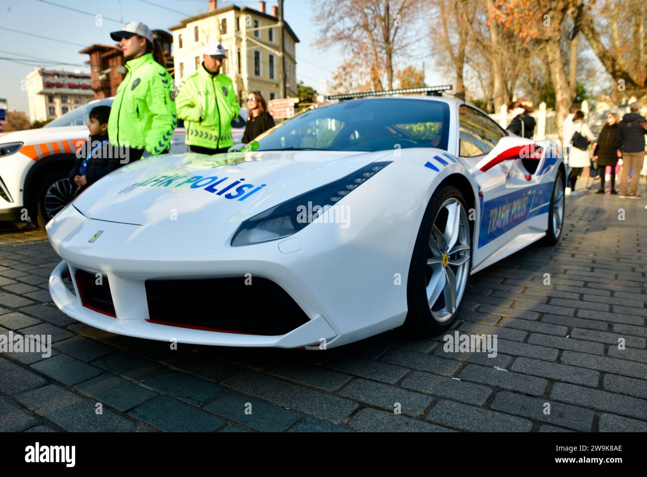 Ferrari Police car, supercar. Ferrari seized from criminal ...