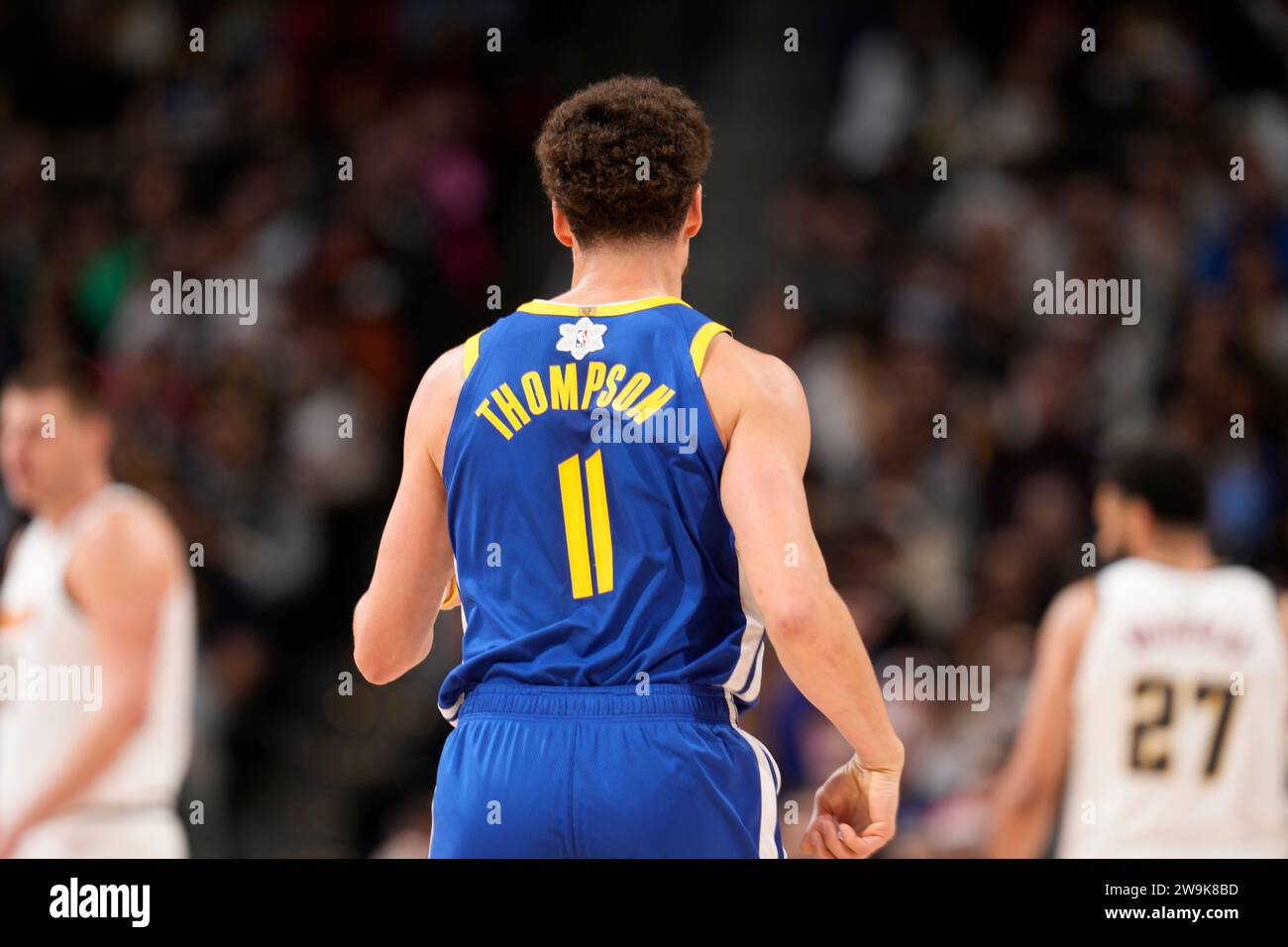 Golden State Warriors guard Klay Thompson (11) in the first half of an ...