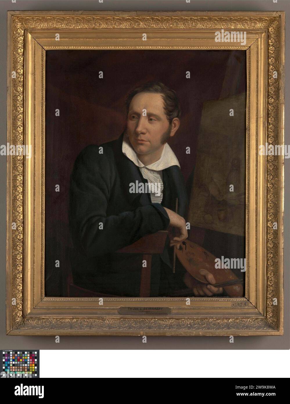 Zelfportret, Jozef Geirnaert Stock Photo - Alamy