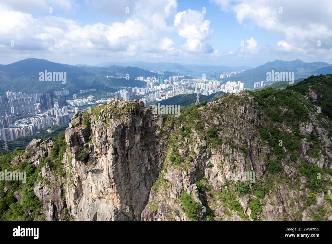 Hong Kong lion rock mountain Stock Photo - Alamy