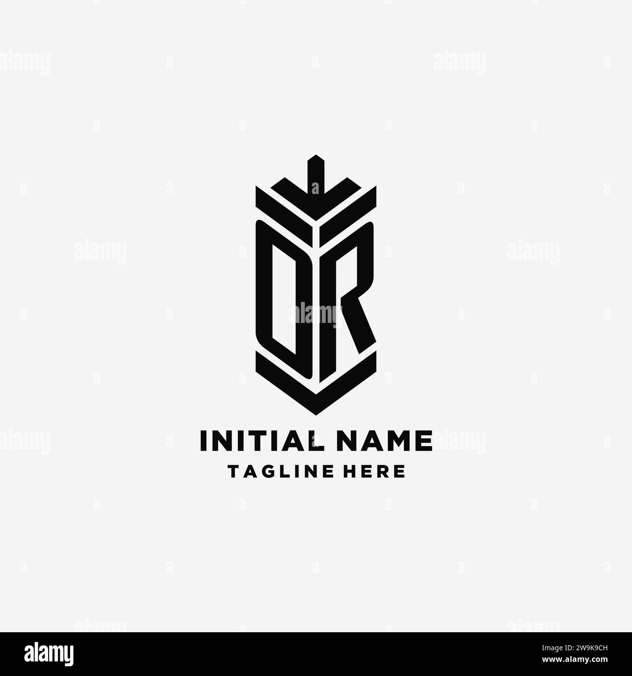 Initials Or Shield Logo Design Creative Monogram Logo Inspiration