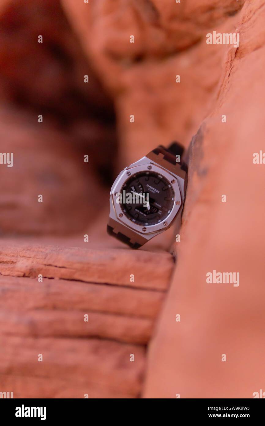 Watch in Desert Stock Photo - Alamy