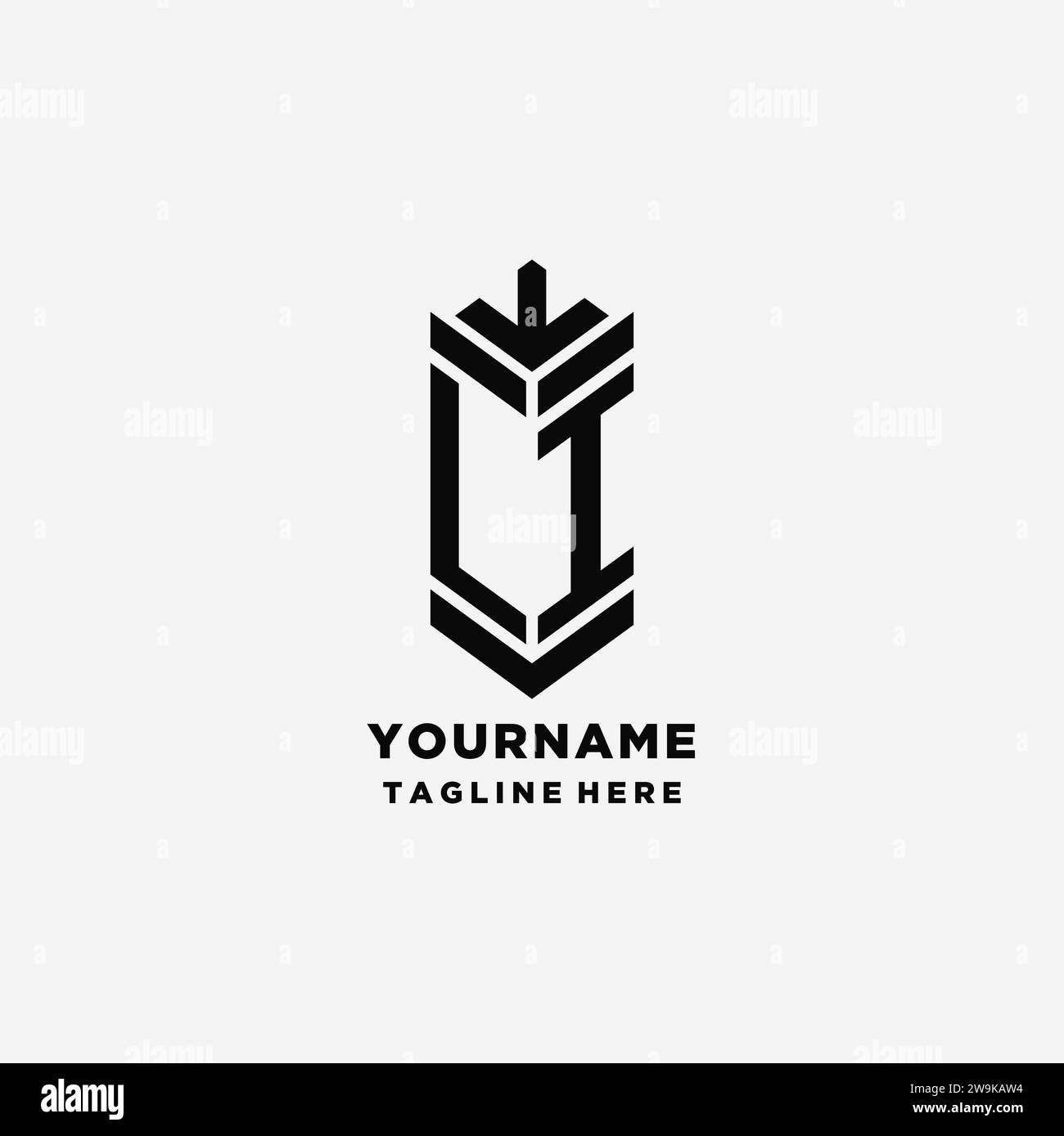 Li initials logo hi-res stock photography and images - Alamy