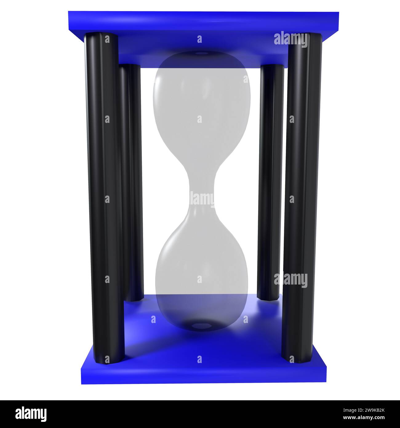 Sand Clock isolated on white background Stock Photo - Alamy