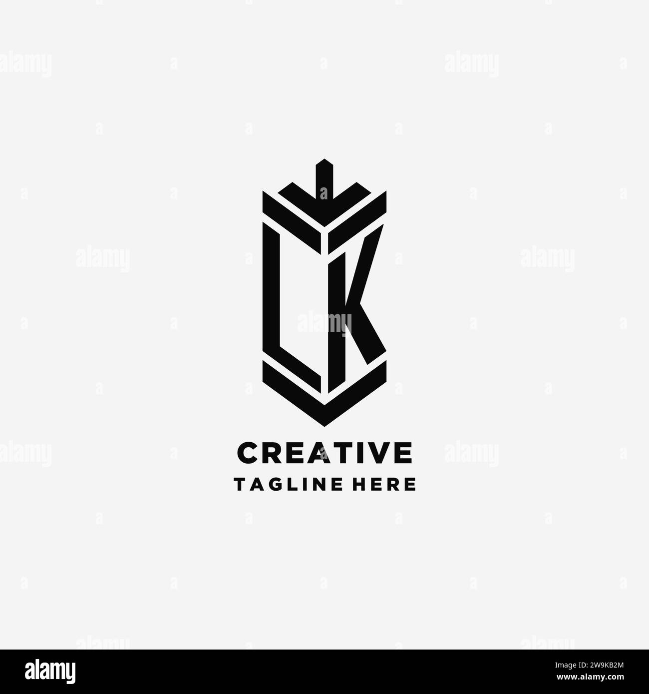 Initials LK shield logo design, creative monogram logo inspiration ...