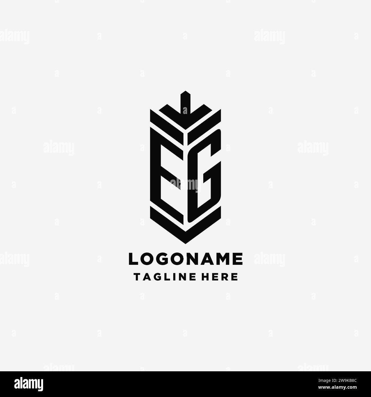 Initials EG shield logo design, creative monogram logo inspiration ... Initials EG shield logo design, creative monogram logo inspiration ...