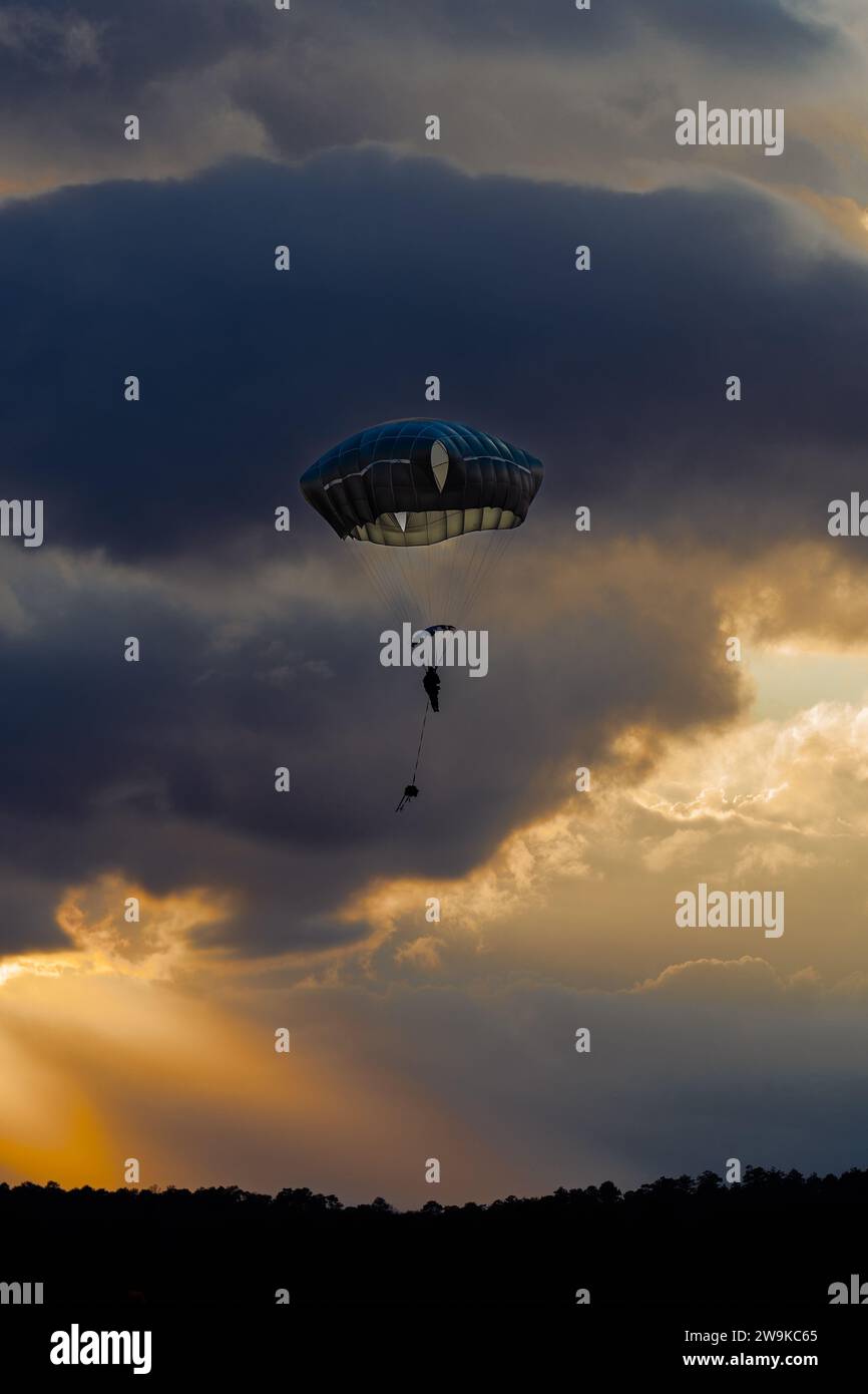 A Ranger assigned to the 75th Ranger Regiment conduct airborne ...