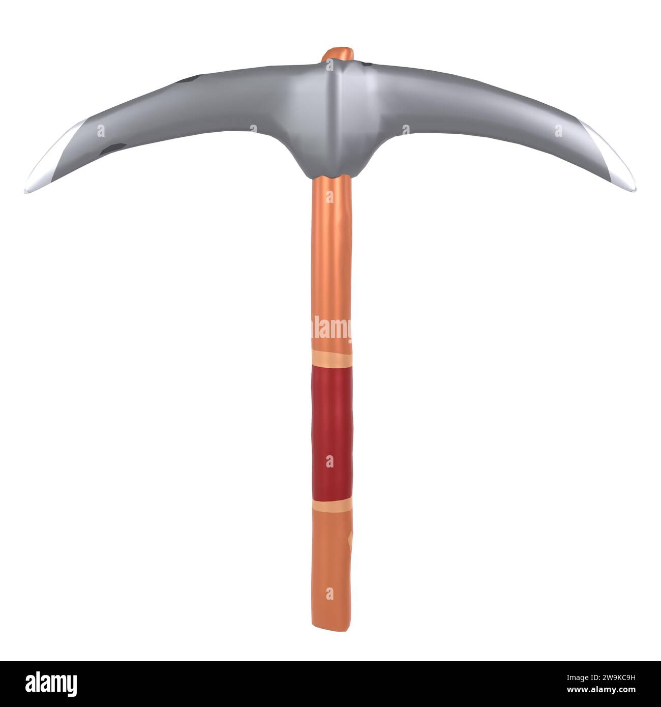 Stone Breaker Pickaxe isolated on white background Stock Photo - Alamy