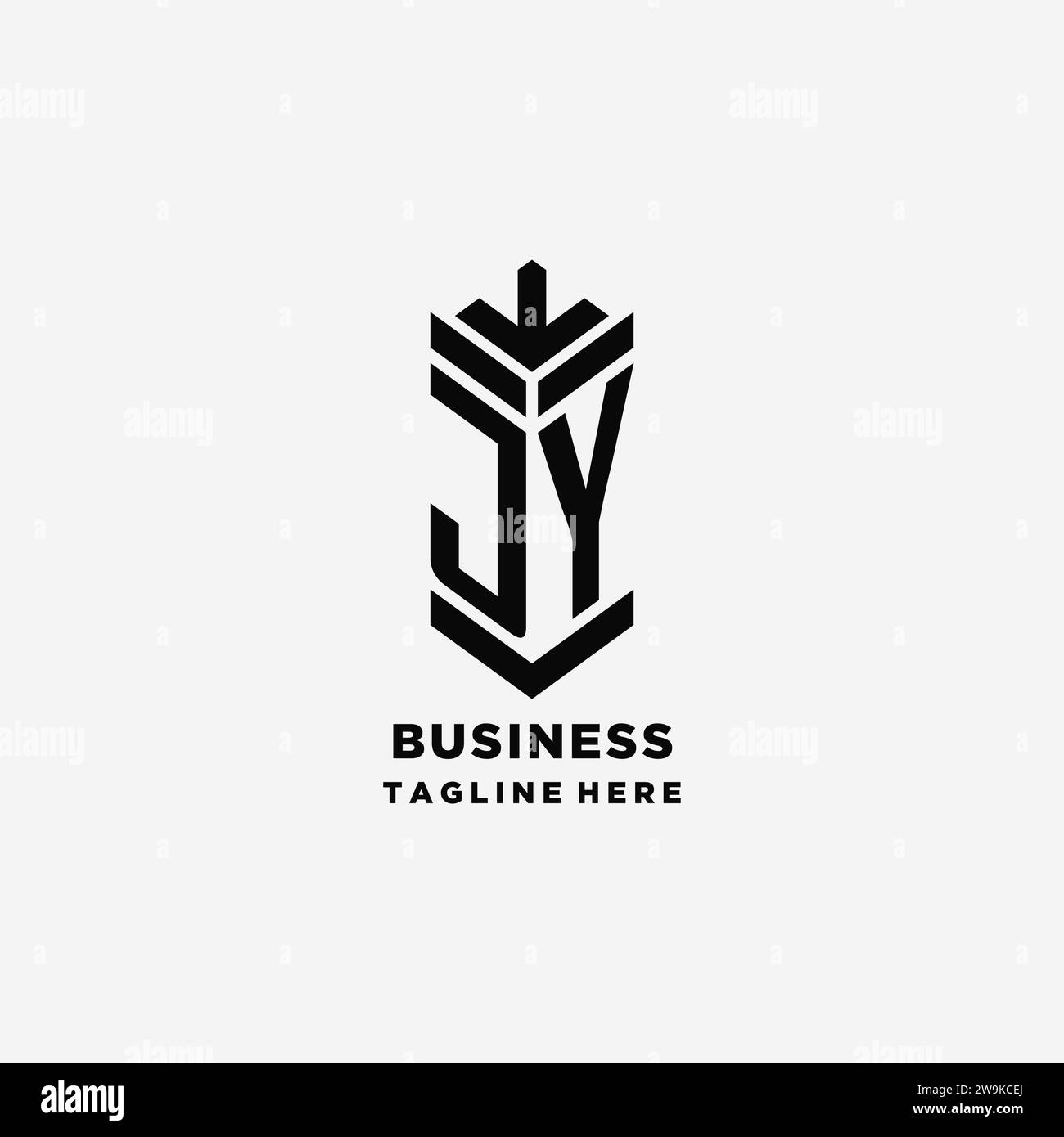 Initials JY shield logo design, creative monogram logo inspiration ...