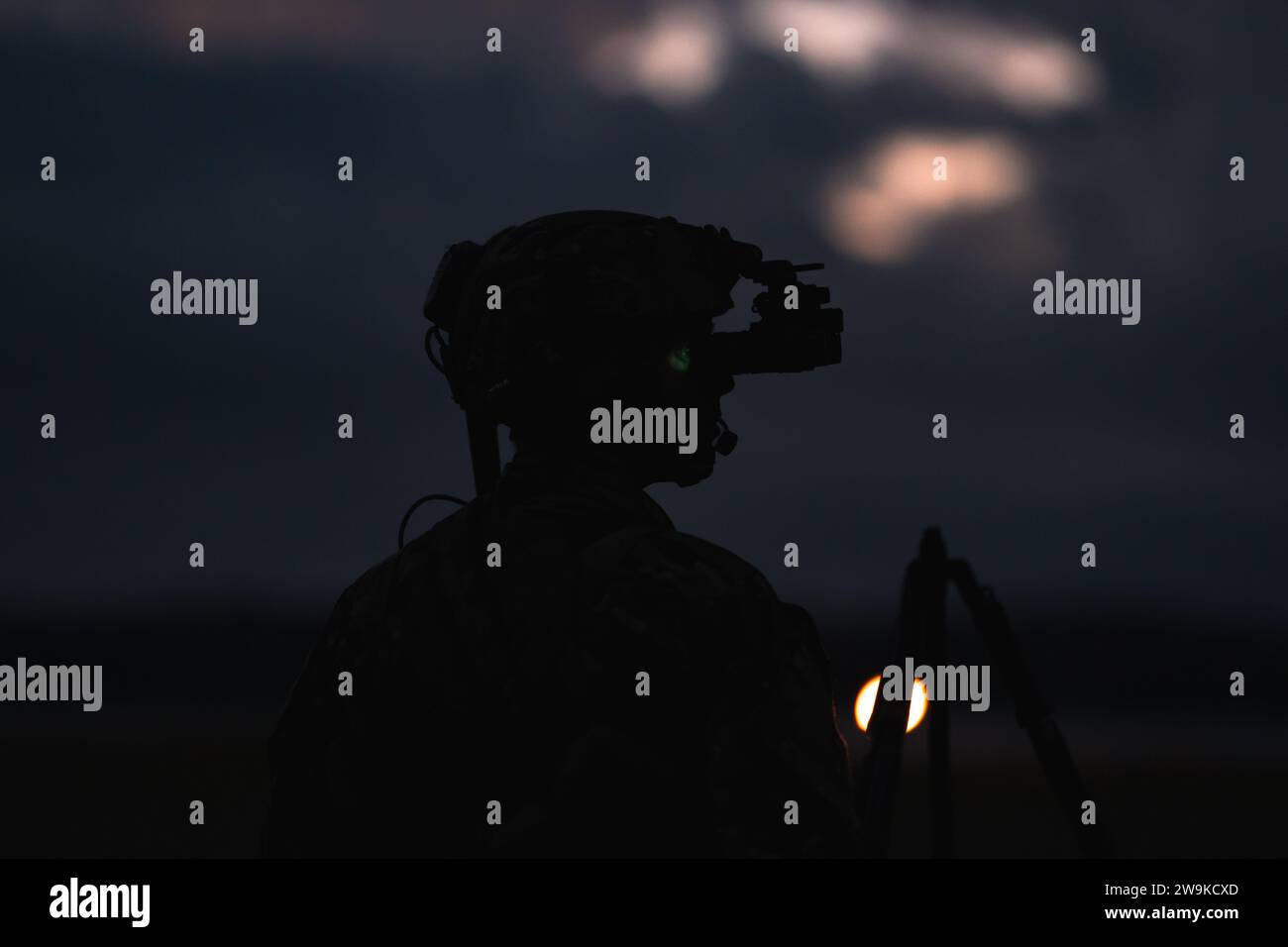 A Ranger assigned to the 75th Ranger Regiment controls the drop zone ...