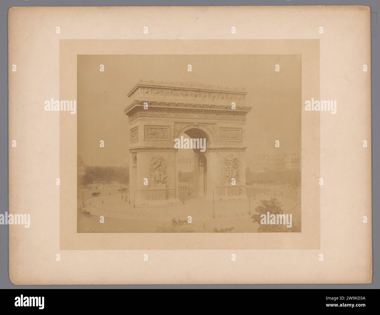 Arc de Triomphe, Paris, c. 1885 - c. 1910 photograph Arc de Triomphe ...