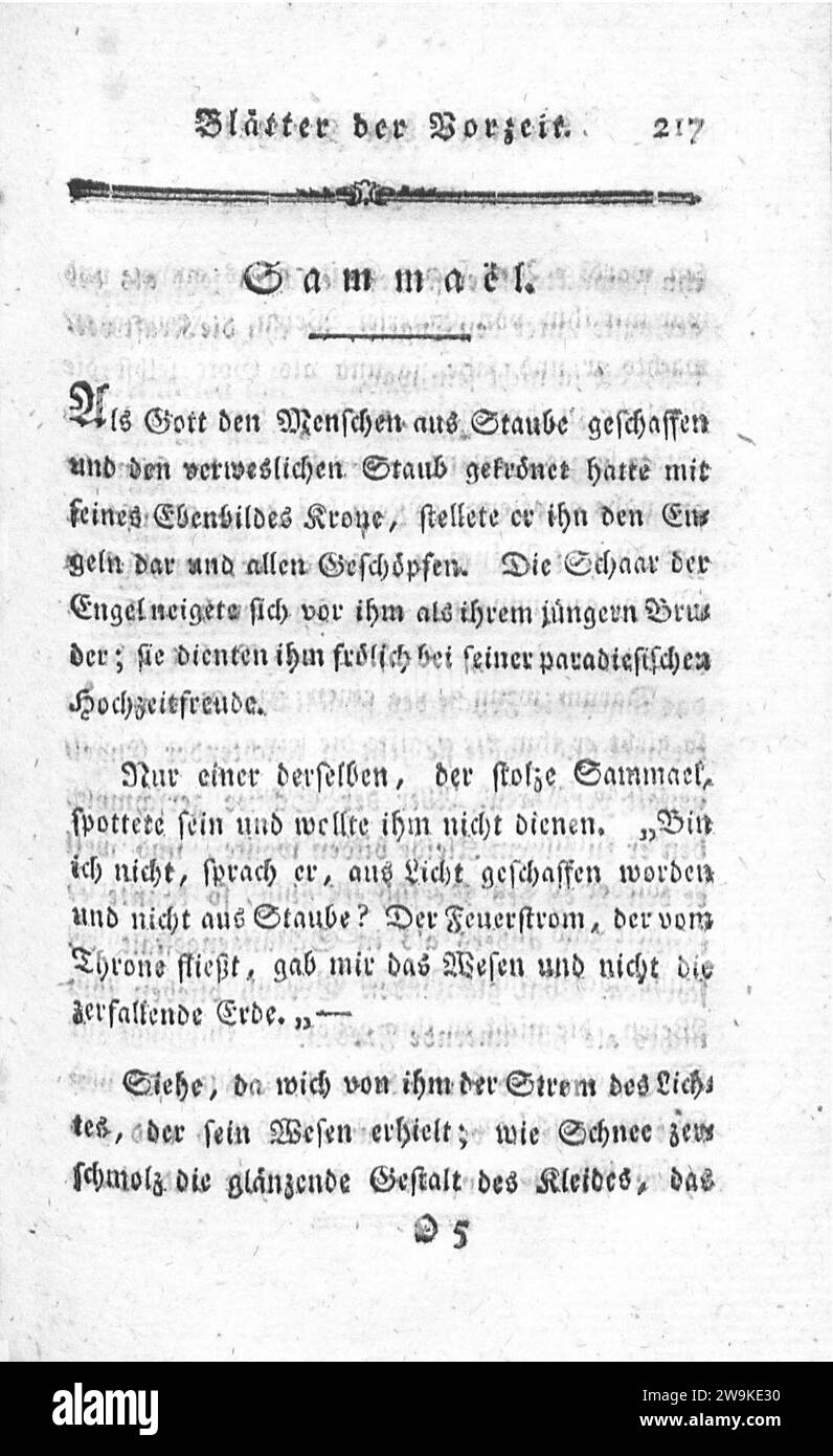 Zerstreute Blaetter Band III 217 Stock Photo - Alamy