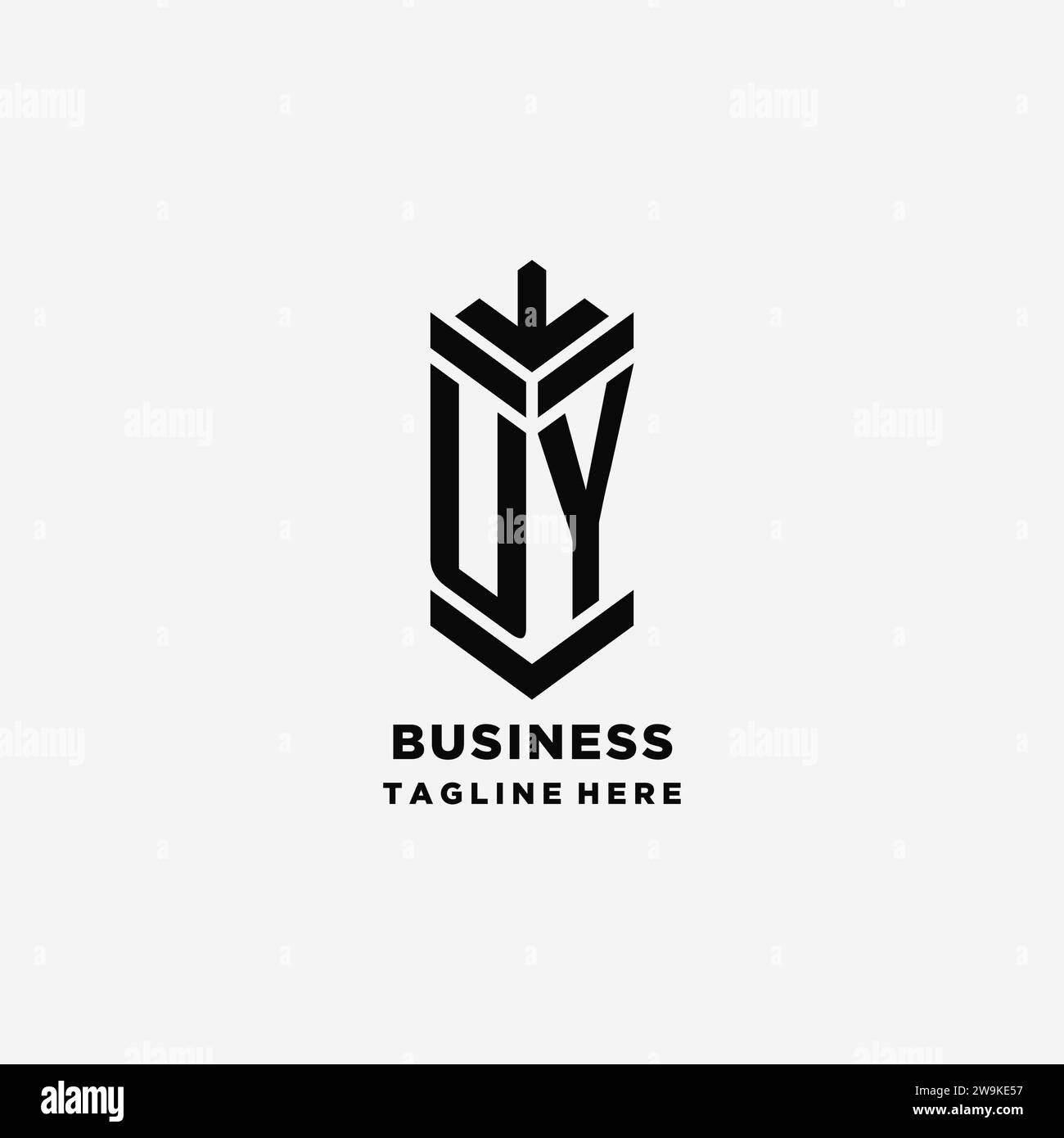 Uy initials logo hi-res stock photography and images - Alamy