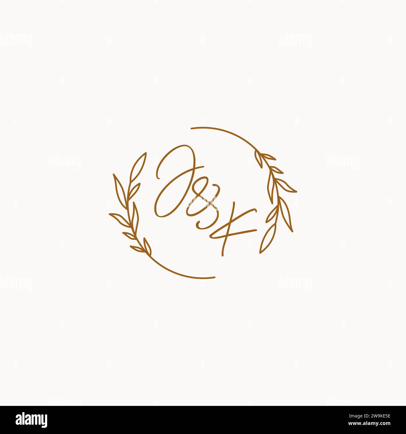 JK wedding initials logo design ideas Stock Vector Image & Art - Alamy