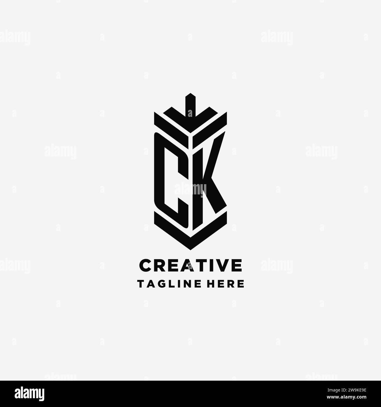 Initials CK shield logo design, creative monogram logo inspiration ... Initials CK shield logo design, creative monogram logo inspiration ...
