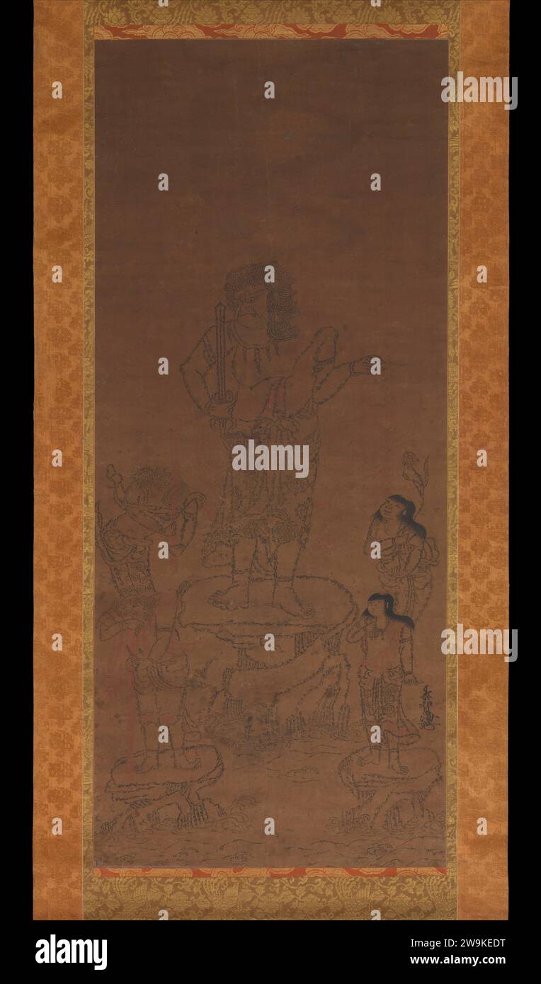 Fudo Myoo with Four Attendants, Outlined in Seed Syllables 2015 by ...